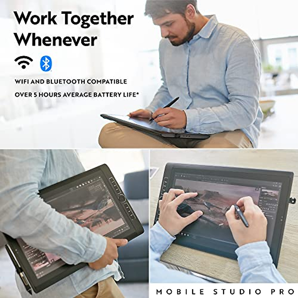Wacom Mobile Studio Pro 16" Windows 10, Intel Core i7, 512GB SSD: Second Generation, Black