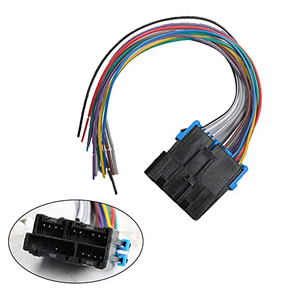 Double Din Dash Kit W/Wiring Harness Replacement for 1999-2002 Sierra Silverado 1500 2500 3500 15731974 15772850 15085844 15046575