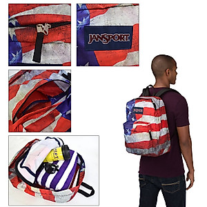 JanSport High Stakes Backpack- Sale Colors (Multi Agate Skies)