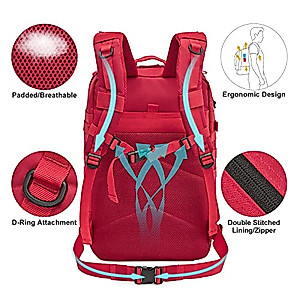 G4Free 40L Military Tactical Backpack 3 Day Assault Survival Molle Pack Bug Out Bag Fishing Backpack Rucksack