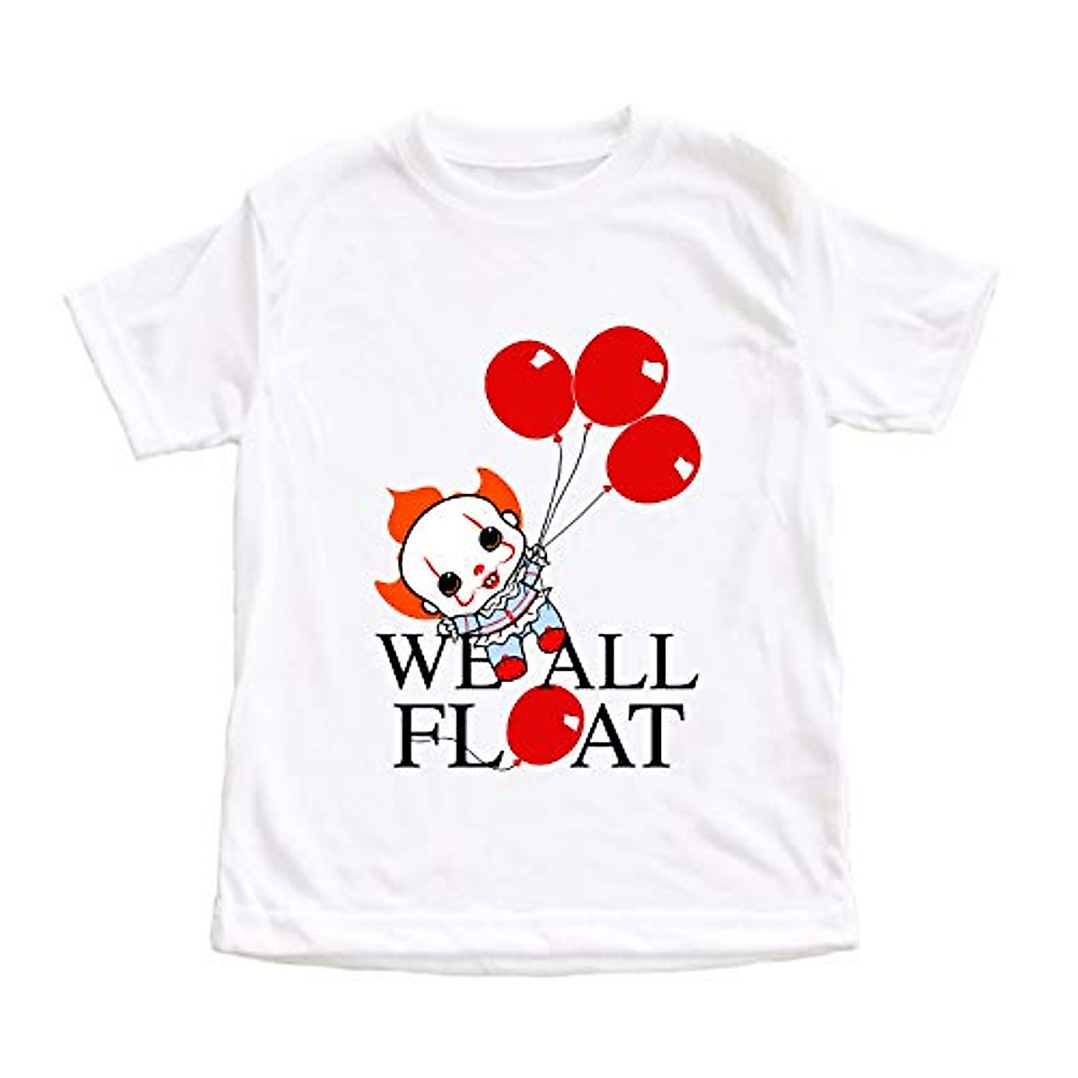MIMA Apparel We All Float Down Here Pennywise Baby Bodysuit/Pennywise Tshirt Unisex Child