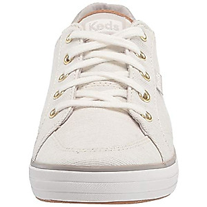 Keds Women's Center II Sneaker, Gray Stripe, 7.5 Medium