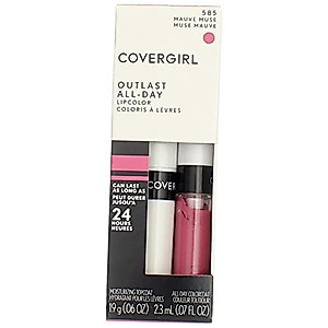 CoverGirl Outlast All Day Lipcolor, Mauve Muse [585] 1 ea (Pack of 2)
