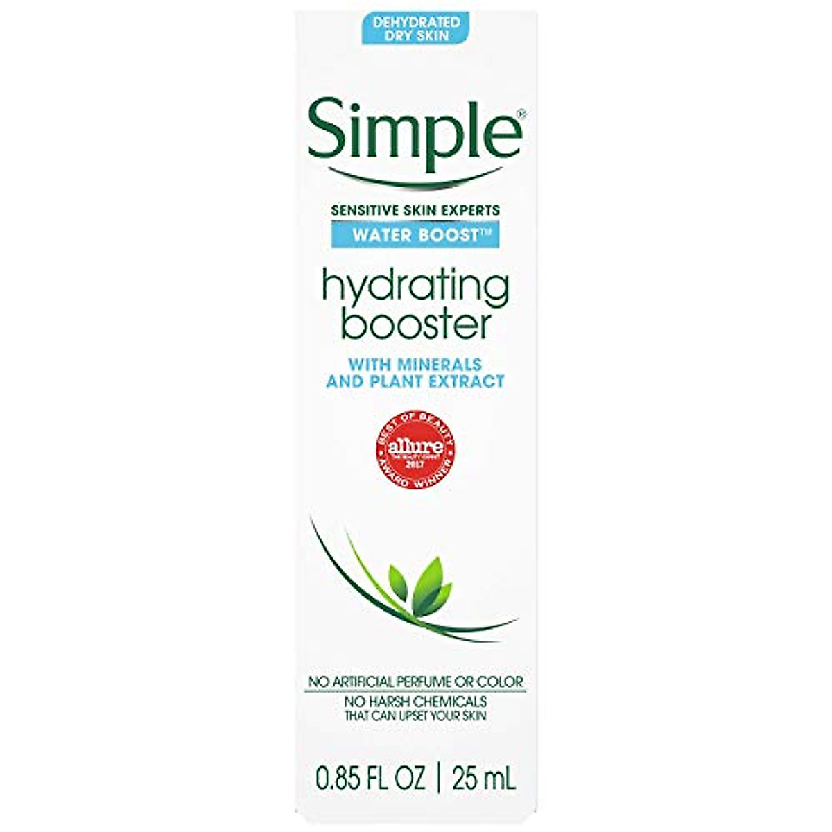 Simple Water Boost Hydrating Booster Sensitive Skin 1 oz