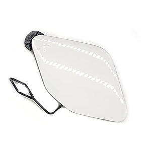 Trimla Front Tow Cover for 16-18 BMW 3 Series F30 F31 LCI Sedan Wagon Fit 320i 325d 328i 330d 330e 330i 340i 2016 2017 2018 Bumper Hook Eye Towing Cap 51117396837 (White)