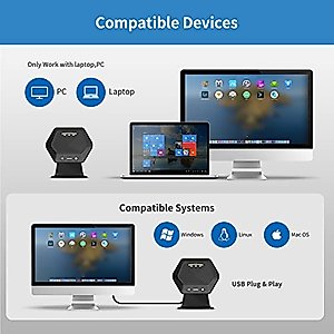 NETUM Desktop QR Barcode Scanner Omnidirectional, Hands-Free Automatic 2D 1D Bar Code Reader Platform Scan PDF417 on ID Card, Driver's License for Supermarket Library Retail Store NT-7060