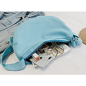 Women Canvas Tote Bags Crossbody Handbag Hobo Purse Top Handle Zipper Bag Office Travel Shopping