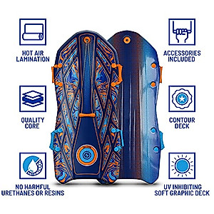 Sno-Storm Premium Foam Snow Sled 2-Pack | Superior Foam Recreational Snow sled | Tow Rope and Handles | Sized for Youth and Adults | Contoured Deck Design | 50in-127cm Design Length |, Camo