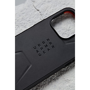 URBAN ARMOR GEAR UAG Designed for iPhone 14 Case Black 6.1" Civilian Built-in Magnet Compatible with MagSafe Charging Sleek Ultra Thin Slim Dropproof Shockproof Protective Cover