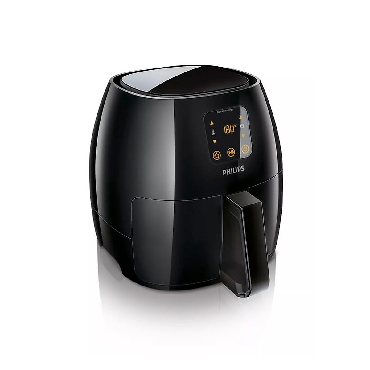 Philips Starfish Technology Avance XL Digital Airfryer, Black, 2.65lb/ 3.5qt, HD9240/94