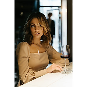 XIANNVXI Rose Quartz Necklace Pink Necklace Mothers Day Gifts Crystal Necklaces for Women Healing Crystal Necklaces Flower Pendant Spiritual Jewelry