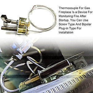 gtpartes 36" 750mv Thermopile Generator Compatible with Pitco Southbend and Anets Gas Fireplace Water Heaters Gas Fryer Cluster 60125501 Replacement Part Number h5882 60J79 60J7901 R942 2103-512 5pcs