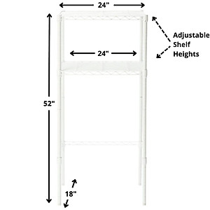 DormCo Suprima Adjustable Shelving - The Mini Shelf Supreme - White