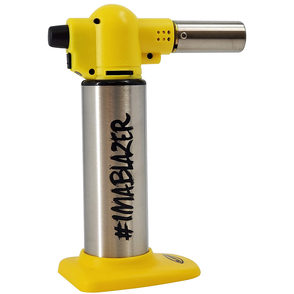 Blazer Big Buddy Torch - Stainless Steel with Yellow (2020)
