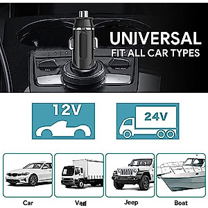 KFD DC Adapter Fridge Car Charger for Alpicool Dometic ARB ICECO Setpower JoyTutus Rockpals Aspenora Ausranvik AstroAI Kalamera Portable Refrigerator Car Freezer Cooler Cigarette Lighter Plug