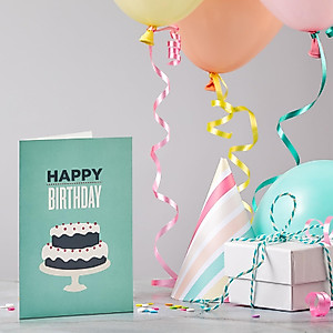 120 Pack Assorted Birthday Greeting Cards with Envelopes, 12 Designs, Blank Inside, Bulk Boxed Set (4x6 In)