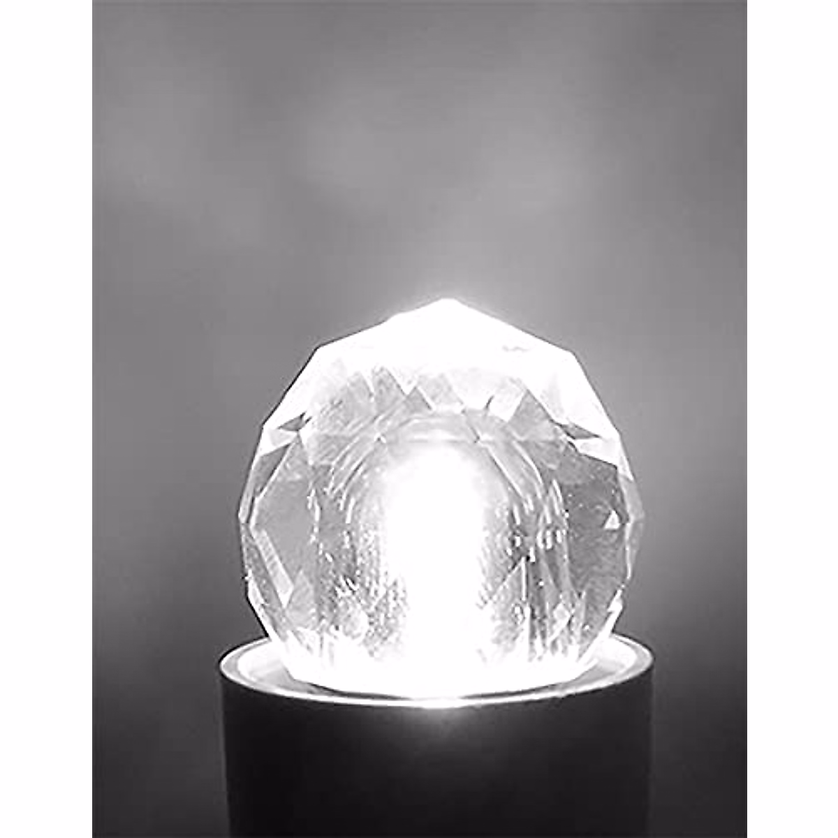 G9 2W LED Bulb Mini Globe Crystal Light (20W Equivalent) Glass Cob Decorative Light Bulb G9 Bi Pin Ceramics Base for Home Lighting Ceiling Light Dimmable 360 Angle Beam Cool White AC110V 6 Pack
