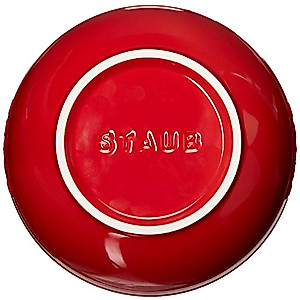 STAUB Ceramics Universal Bowl Set, 6.5-inch, Cherry, 32 Ounces