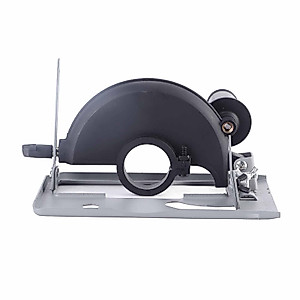 Angle Grinder Cutting Bracket, Protective Cover Adjustable Grinding Cover Accessories Marble Wood Metal Cutting Accessories Base(AGCB + GR)