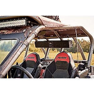 BELVA BASB26 26” Wide IPX5 Weatherproof Marine UTV ATV Sound Bar, Four 3" Speakers, Two 1" Tweeters, Built-in Amplifier, AUX Input, USB Input, Bluetooth Audio and Wireless Remote