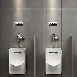 Funny Bathroom Signs 2 Pack 4" x 8" Premium Acrylic Urinal Signs Funny "Please Stand Closer"
