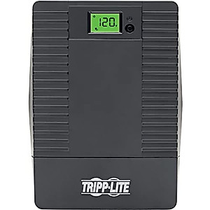 Tripp Lite 1440VA 1200W UPS Smart Tower, 8-Outlet Desktop Battery Backup, AVR USB LCD, 3-Year Warranty & $250,000 Connected Equipment Insurance (SMART1500TSU)