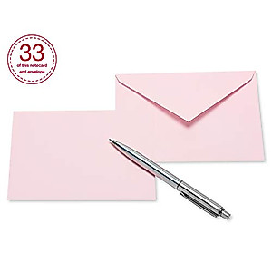 American Greetings Bulk Blank Cards with Envelopes, Heart Stationery (200-Count)