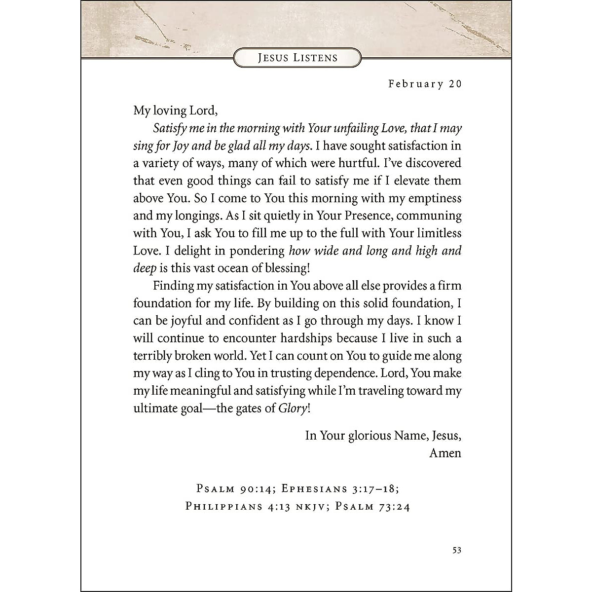 Jesus Listens: Daily Devotional Prayers of Peace, Joy, and Hope (A 365-Day Prayer Book)