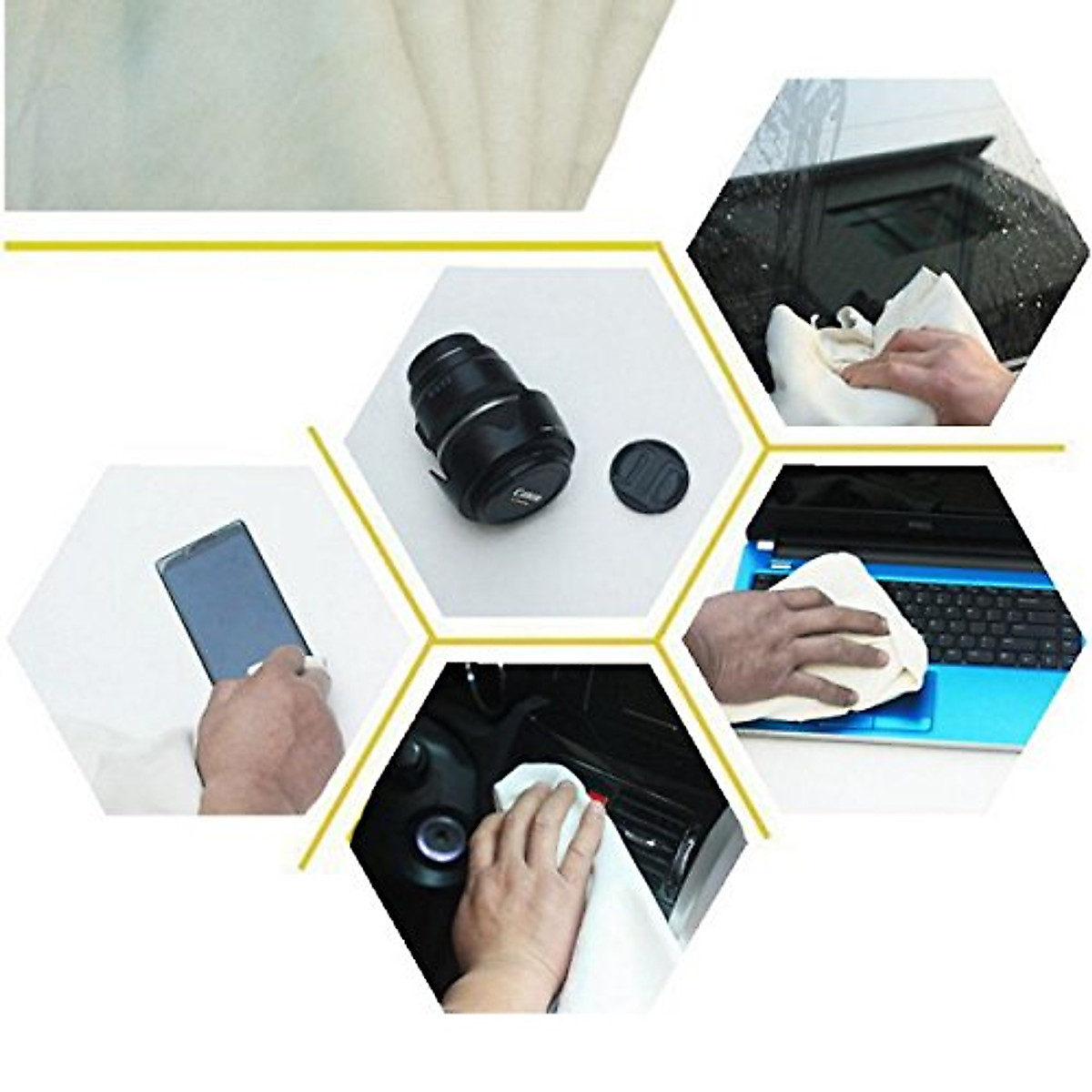 Car Nature Chamois Real Leather Washing Cloth Cleaning Towel Wipes Clean Cham H88 (40X70cm)