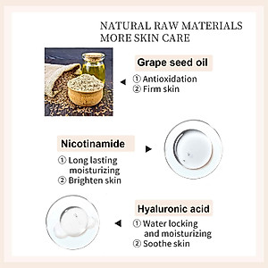 NOISSUE Perebella Cc Cream Skin Tone Adjusting CC Cream SPF 50, Cosmetics CC Cream, Colour Correcting Self Adjusting Soft Moisturizing Skin Tone Gel Invisible Pore Light Oil-Free