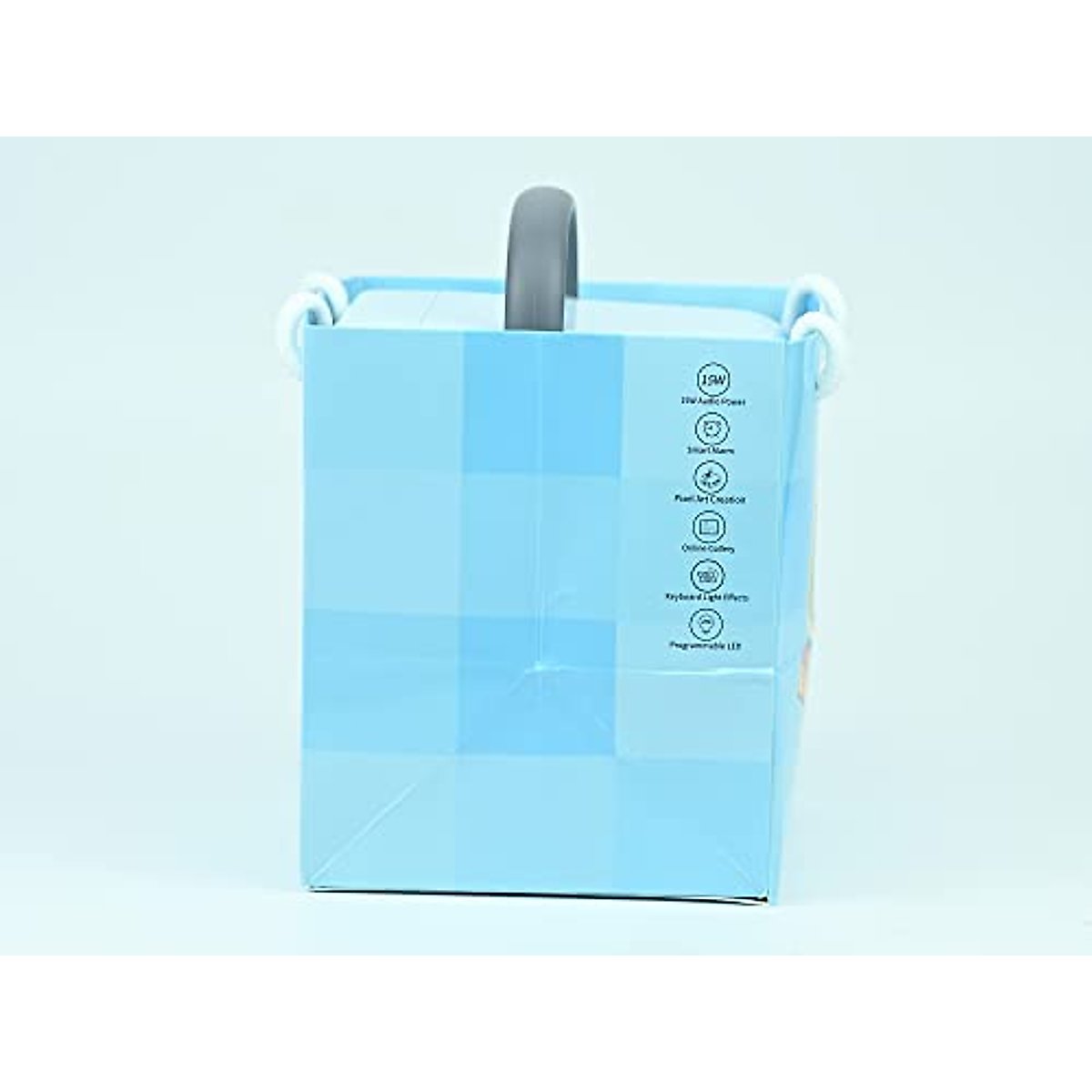 Divoom Ditoo Retro Pixel Art Game Bluetooth Speaker with 16X16 LED App Controlled Front Screen (Blue) …