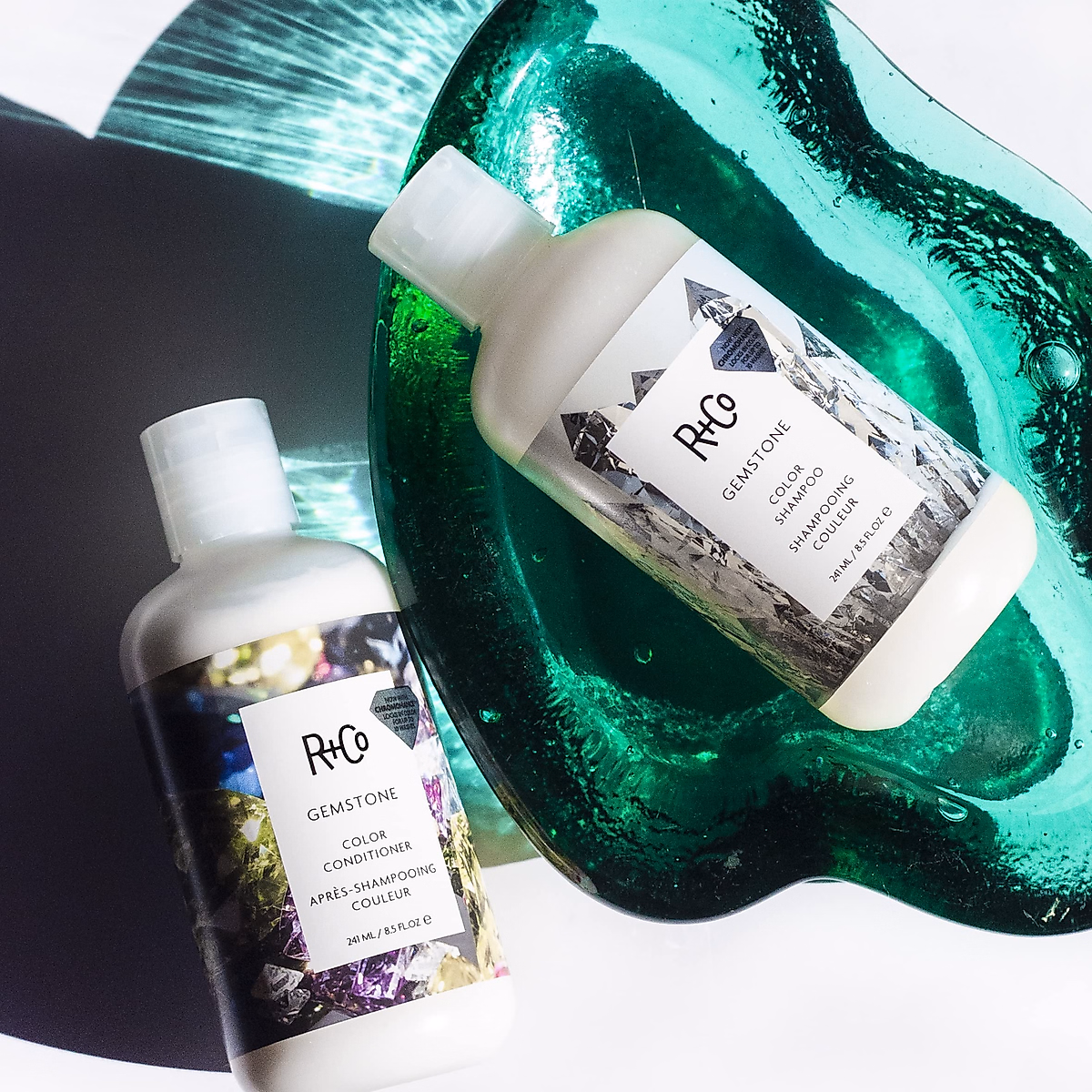 R+Co Gemstone Color Conditioner | Prolonged Color Vibrancy, Repairs + Nourishes Hair | Vegan + Cruelty-Free | 8.5 Oz