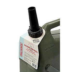 Reliance Products Desert Patrol 6 Gallon Rigid Water Container, Green , 14.8 Inch x 6.3 Inch x 19.0 Inch