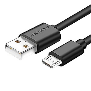 5FT Micro USB Charger Charging Power Cable Cord Compatible for Cowin e7 SE7 E9 E8 SE8 E7 Pro, Jabra Elite 45e 65t Evolve 75 65 Headphones,Bugani M83 M90 M99, Treblab HD7 FX100, BlueParrott Headsets