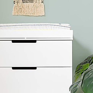Babyletto Modo 3-Drawer Changer Dresser with Removable Changing Tray in White, Greenguard gold Certified
