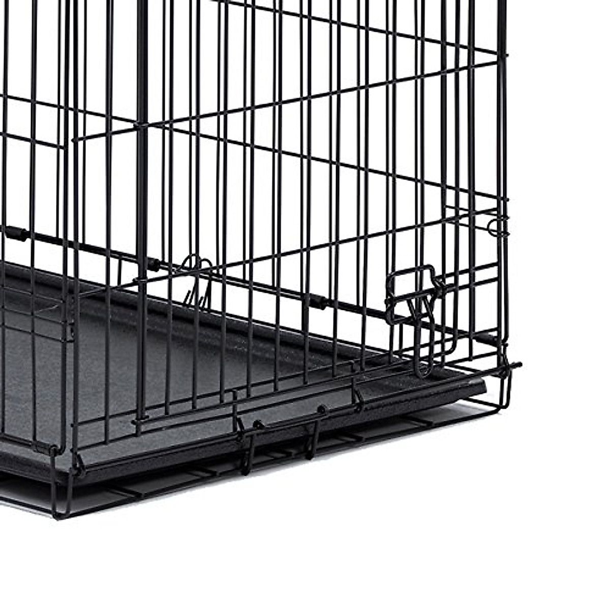 MidWest Homes for Pets Replacement Dog Crate Pan for MidWest and New World Dog Crate , Black