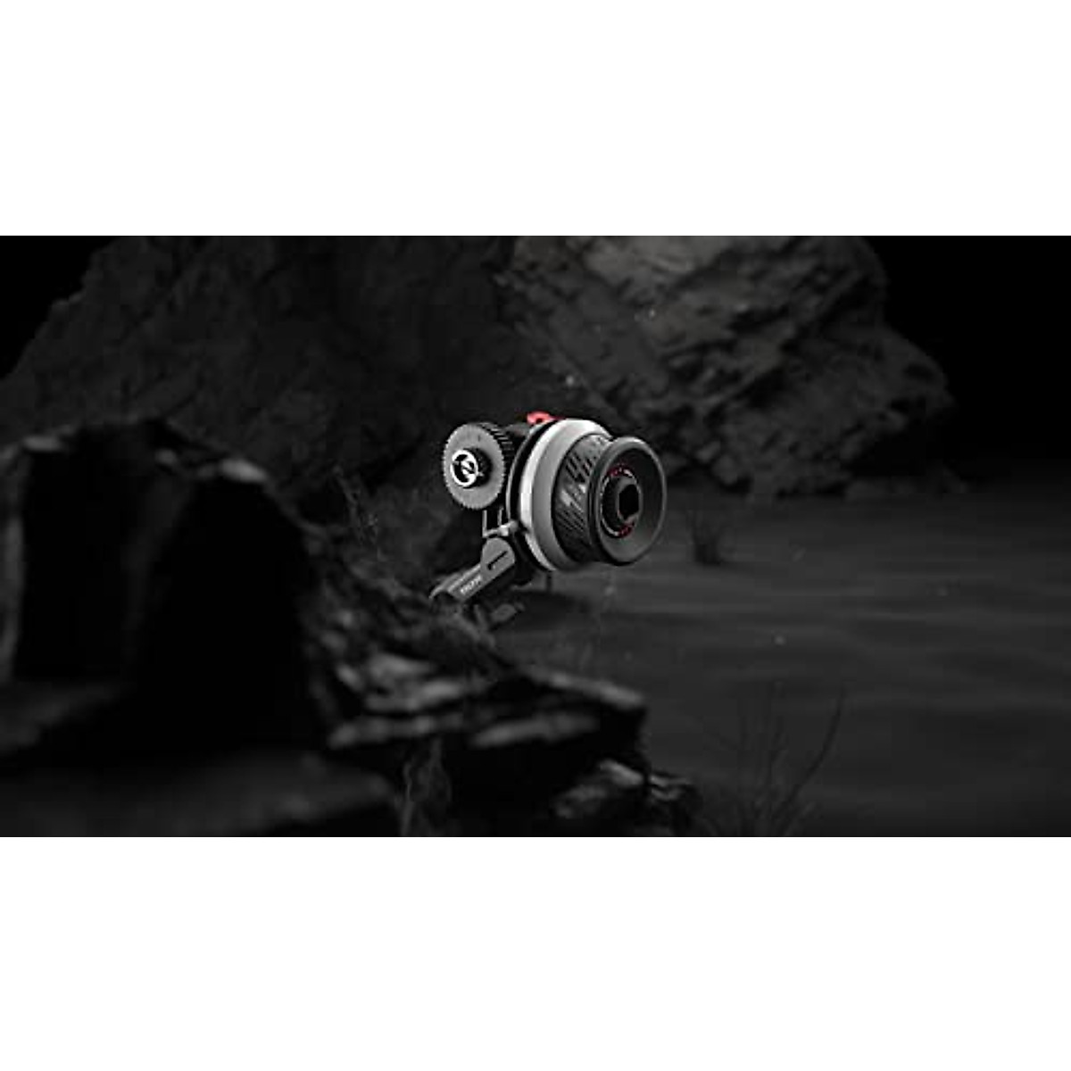 Tilta Tiltaing Pocket Follow Focus | Pull Focus on DSLR, Mirrorless, and Compact Cine Lenses | A/B Stops | Includes 15mm Rod & Rod Holder Mount | FF-T07