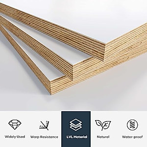 EaseLife 30in x 84in Glass Barn Door,Solid LVL Wood Covered with Water-Proof & Scratch-Resistant PVC Surface,DIY Assembly,5-Panel Glass,White