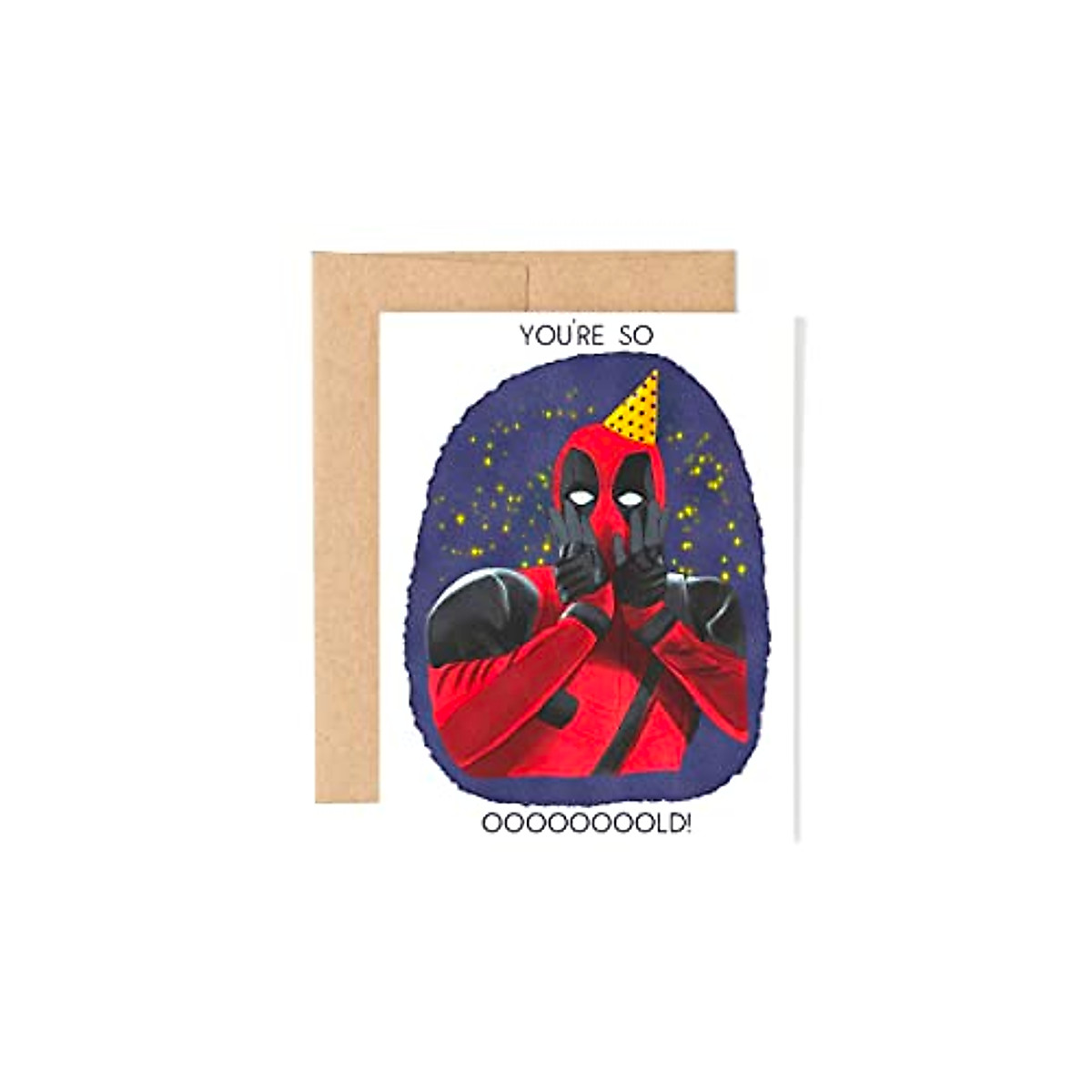 Funny Deadpool Birthday Card for Him Her Hilarious Birthday card Marvel Movie Meme Card for friend Rude Birthday Card Inappropriate Birthday Cards