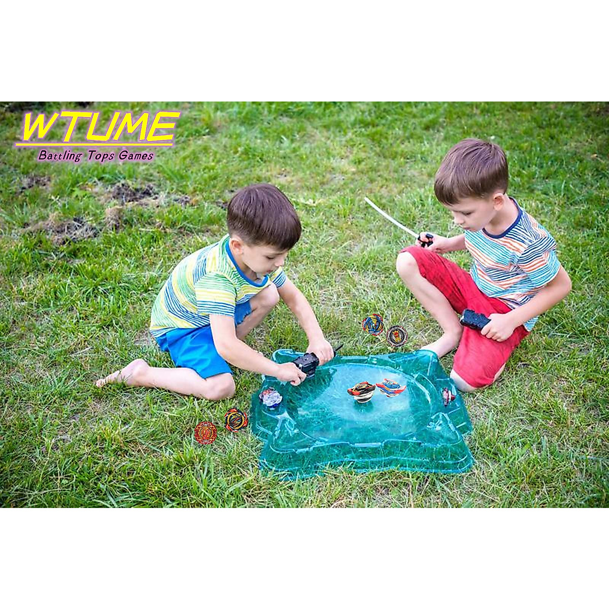 WTUME B-193 Ultimate Valkyrie 4-Piece Bey Battling Gyro Tops Set, Battle Burst Tops with Dangerous Belial Greatest Raphael Prominence Phoenix, Kids Boys Birthday Party Gift Idea