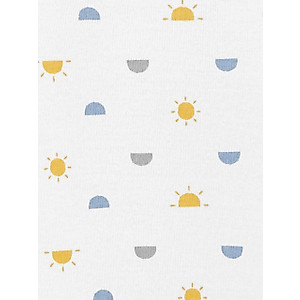 Simple Joys by Carter's Baby Boys' Cotton Sleeper Gown, Pack of 3, Heather/Stripe/Whales, 0-3 Months