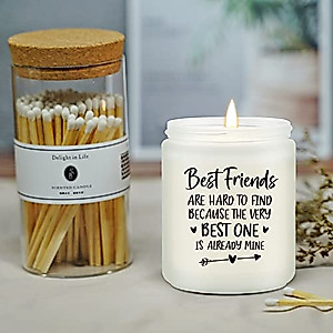 Maybeone Friend Gifts for Women - Lavender Scented Candle Gifts for Women Friend - Birthday, Mothers Day, Christmas Day, Friendship Gifts for Women Friends, BFF, Besties