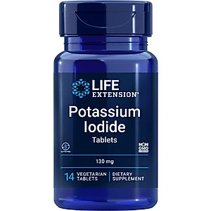 Life Extension Potassium Iodide 130mg 14 Tablets