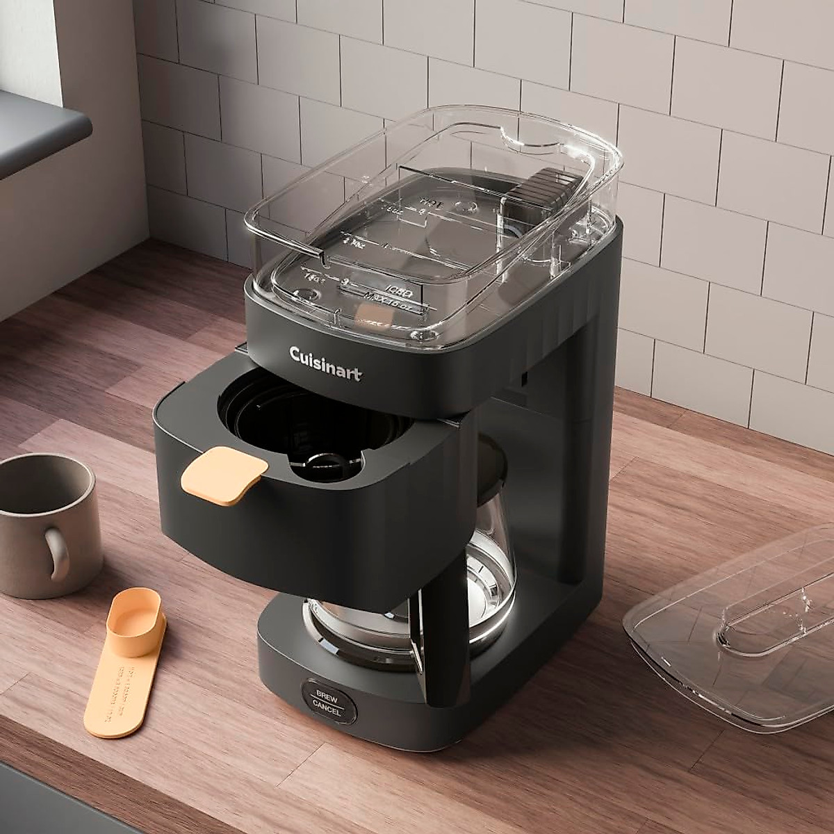 CUISINART Soho™ 5-Cup Coffee Maker, 800 watts, Black, DCC-5BK