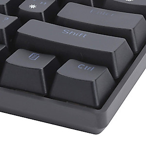 Estink Gaming Keyboard,61 Key Wired Mechanical Keyboard,LED Backlit Gaming Keyboard,Gaming Keyboard with Blue Switch,Suitable for Home and Office