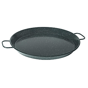 Mabel Home 23.5 inch / 60cm Enamaled Steel Paella Pan, 23.5" (60cm)