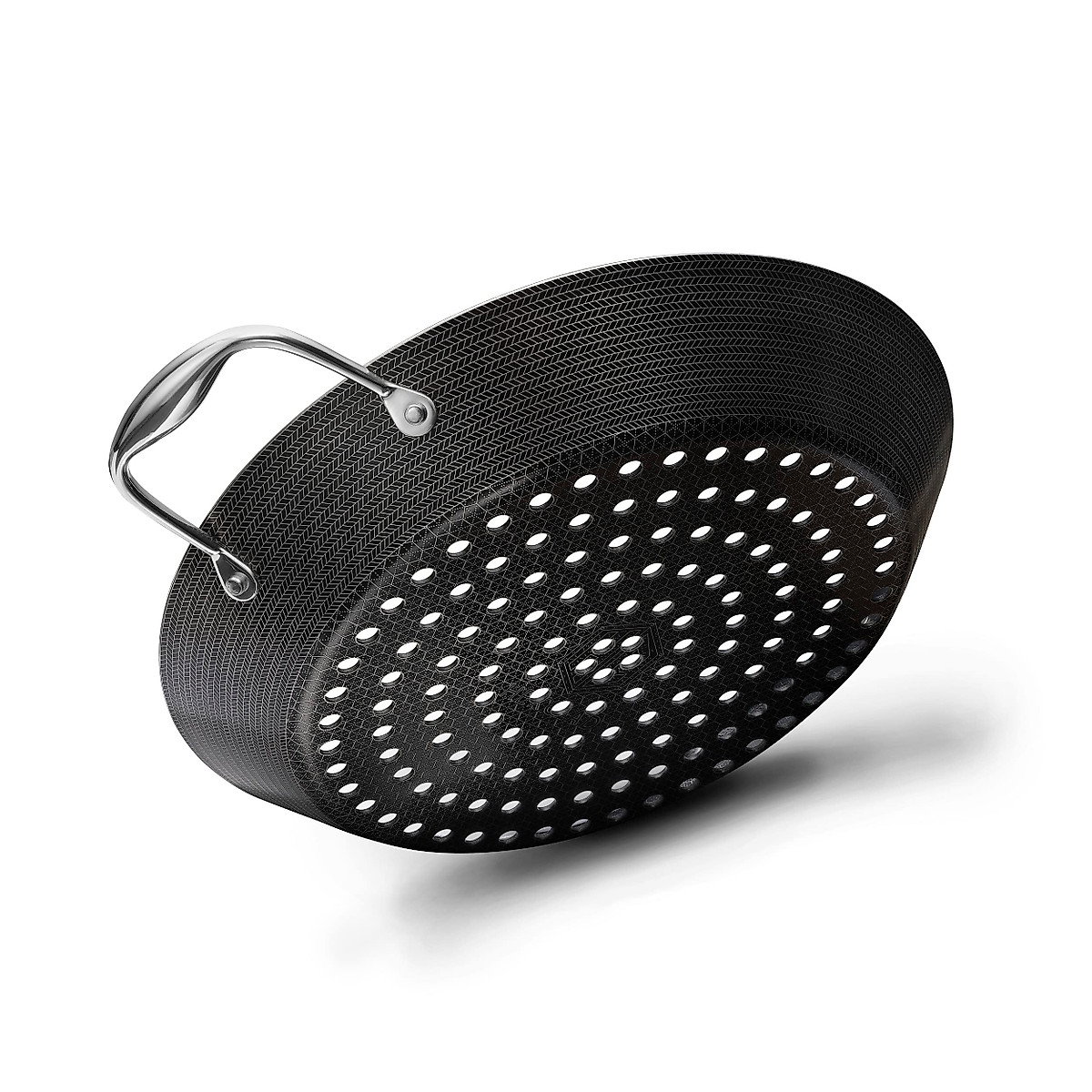 HexClad Hybrid Nonstick BBQ Grill Pan, Dishwasher-Friendly, BBQ and Oven-Safe Up to 900°F