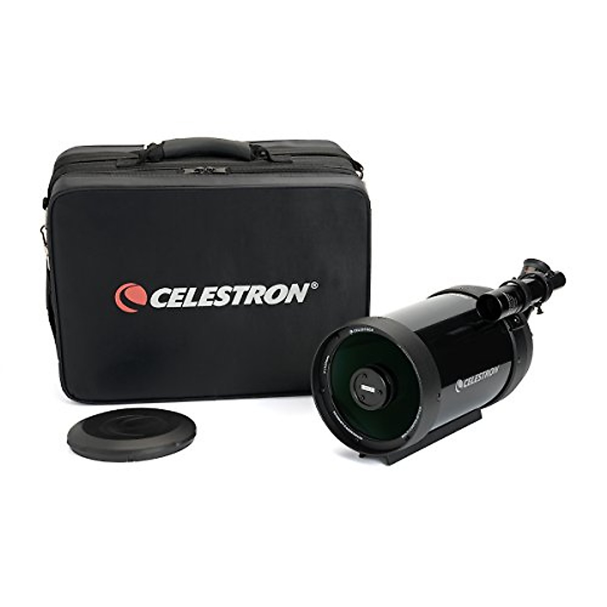Celestron – C5 Angled Spotting Scope – Schmidt-Cassegrain Spotting Scope – Great for Long Range Viewing – 50x Magnification with 25mm Eyepiece – Multi-Coated Optics – Rubber Armored