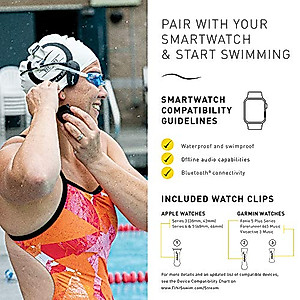 FINIS Amnis Stream Swim Bluetooth Headphones, Black