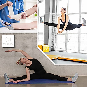 unenow Non Slip Grip Yoga Socks for Women with Cushion for Pilates, Barre, Home